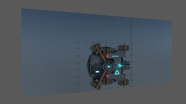 3D Vault Door - TurboSquid 2024771