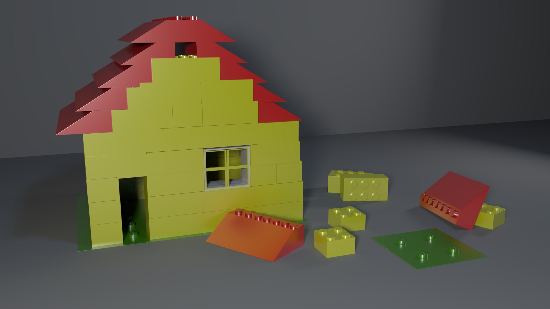 Free Lego House 3D Model - TurboSquid 1246587