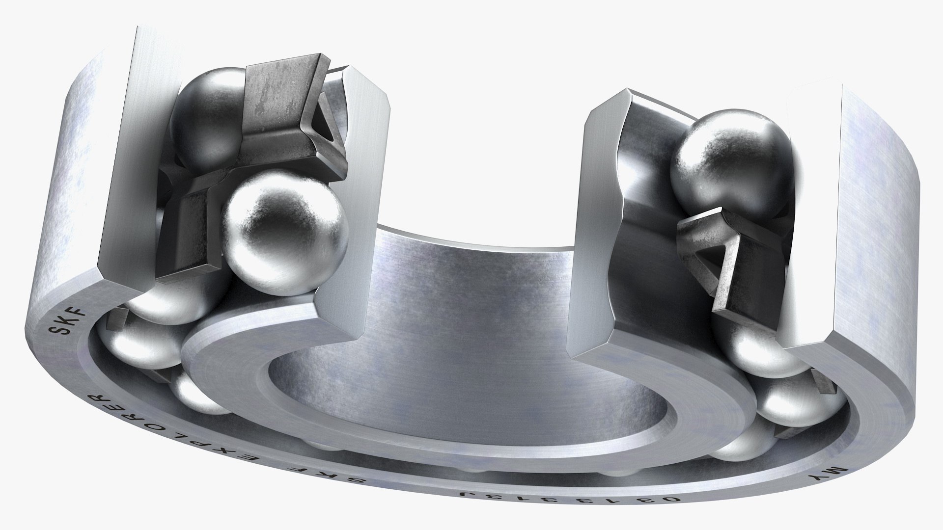 3D roller bearings cut model - TurboSquid 1484049
