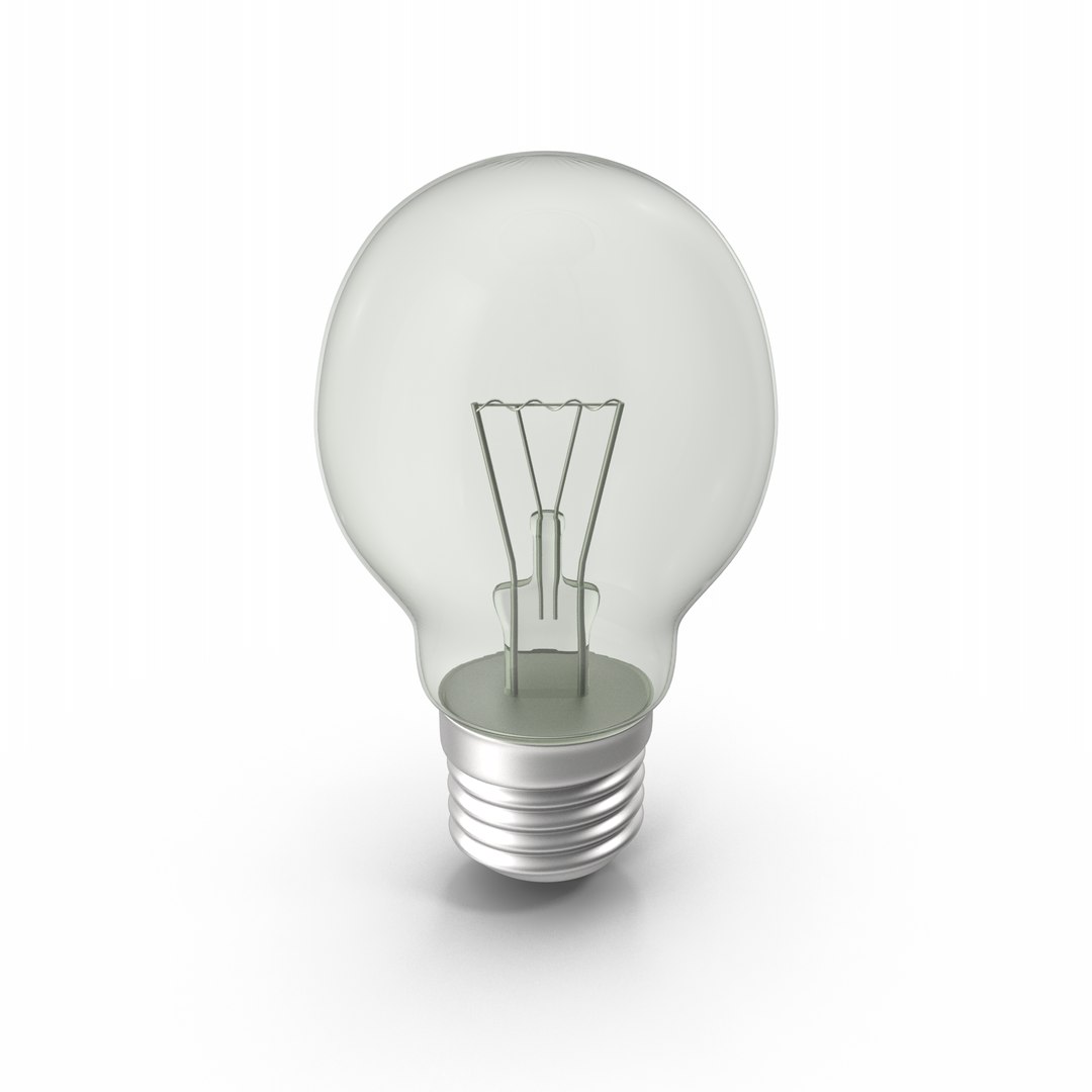 Light Bulb Silver 3D Model - TurboSquid 2317288