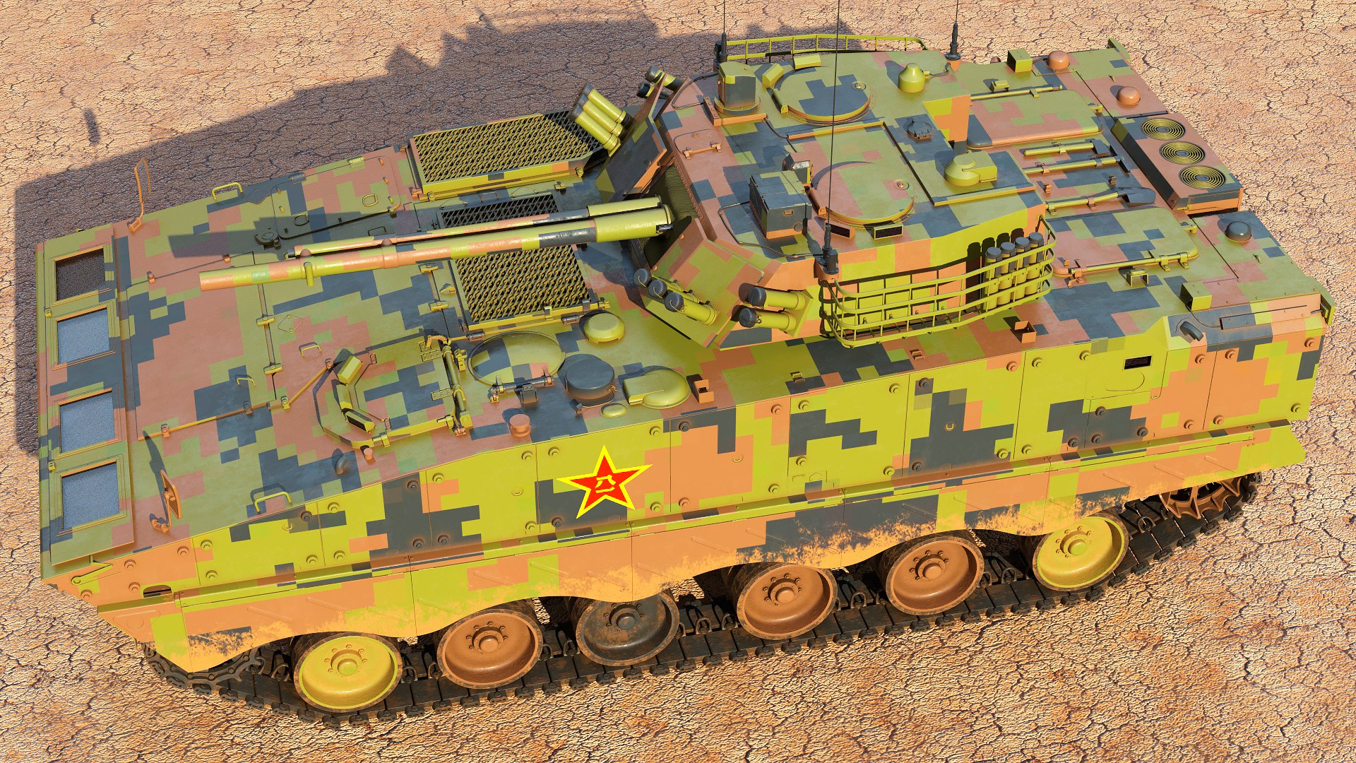 3D Zbd 04 Chinese - TurboSquid 1679024