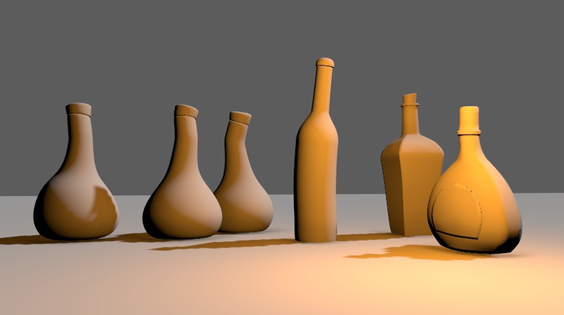 Bottles Model - TurboSquid 1294995