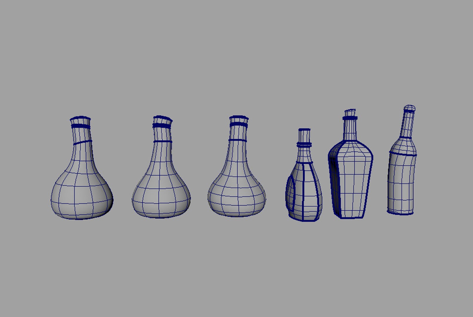 Bottles Model - TurboSquid 1294995