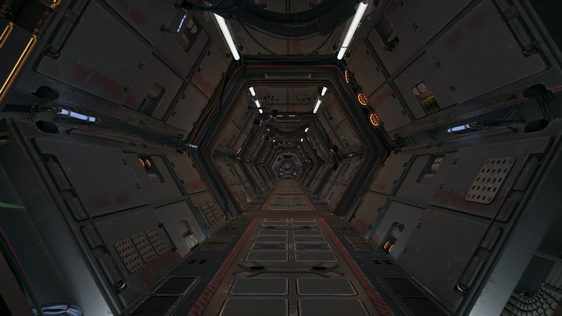 Spaceship Interior Corridors 3D Model - TurboSquid 1392469