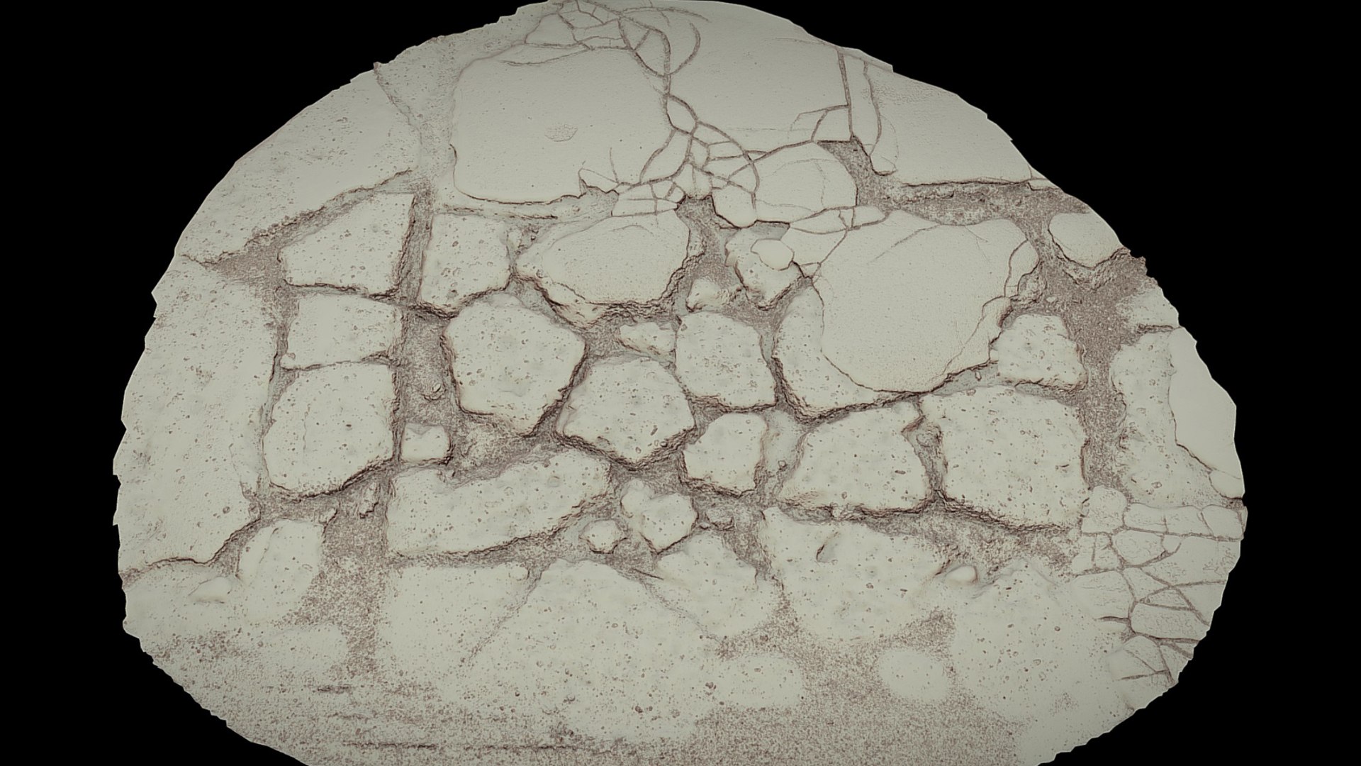 3D Asphalt Destroyed Road Debris Part3 Photogrammetry - TurboSquid 2275621