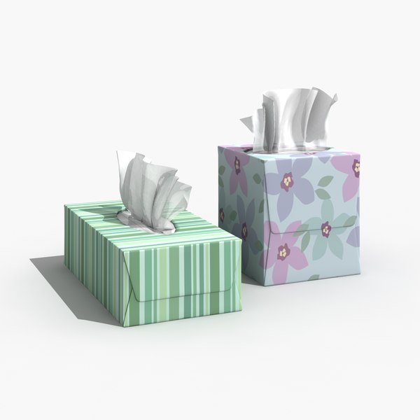 3ds max kleenex box