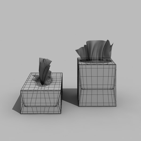 3ds max kleenex box