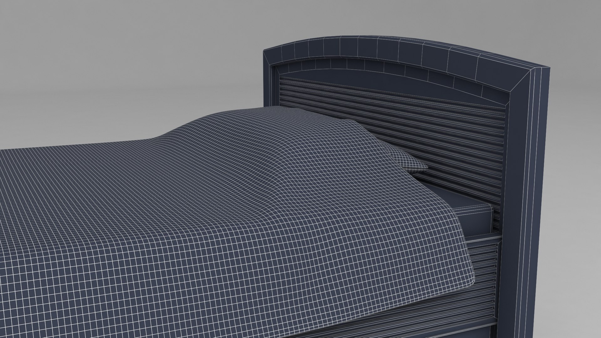 3D designed single bed room model - TurboSquid 1404582