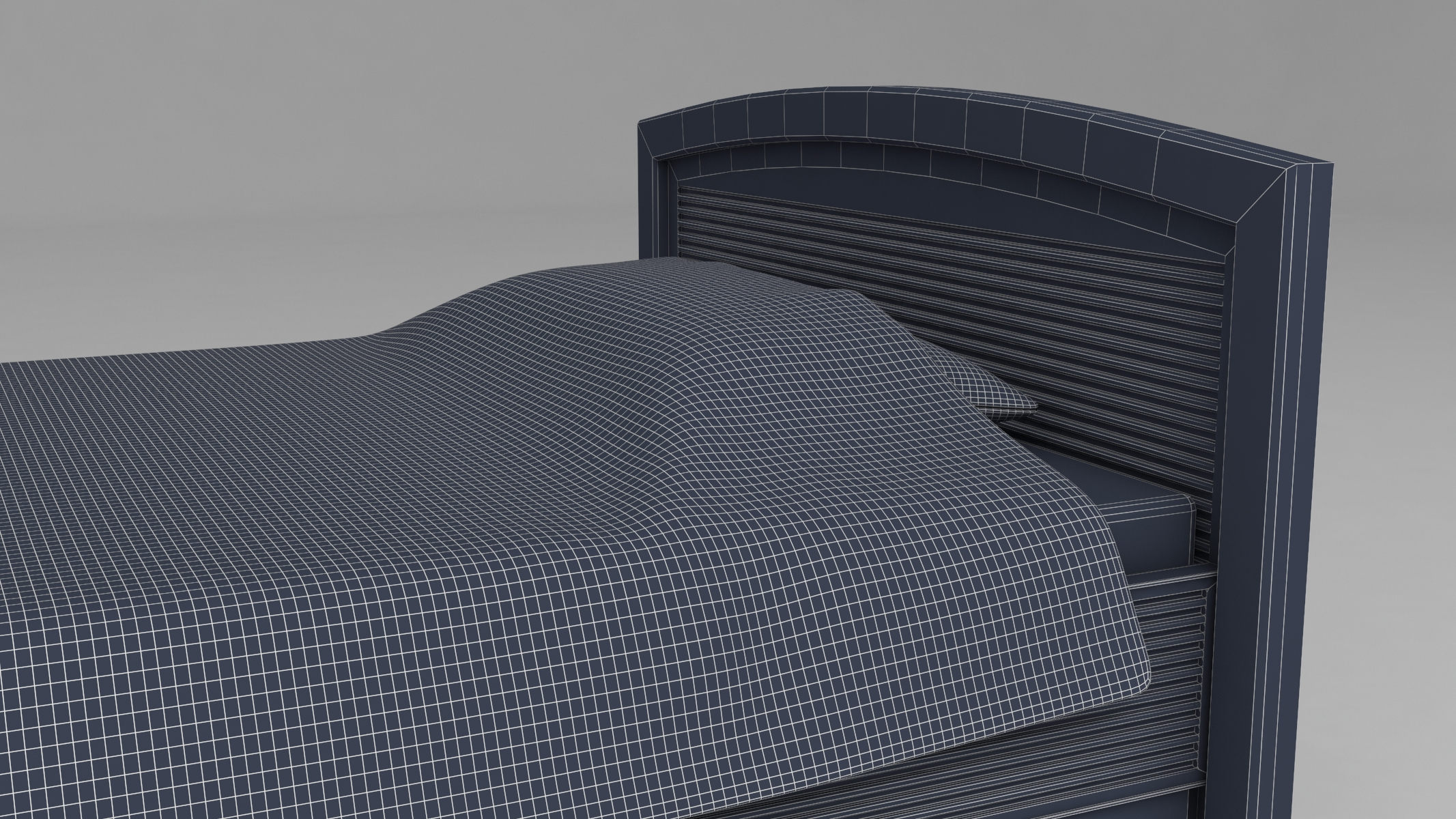 3D designed single bed room model - TurboSquid 1404582