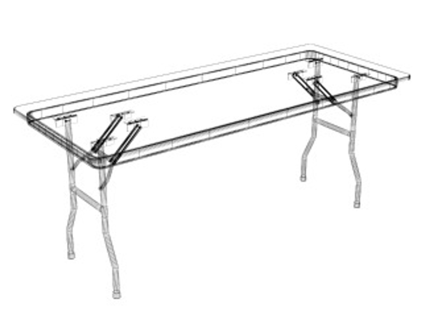 Folding Table 3d 3ds