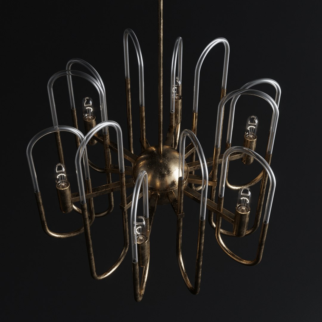 Design Chandelier Gaetano Sciolari 3D Model - TurboSquid 1229266