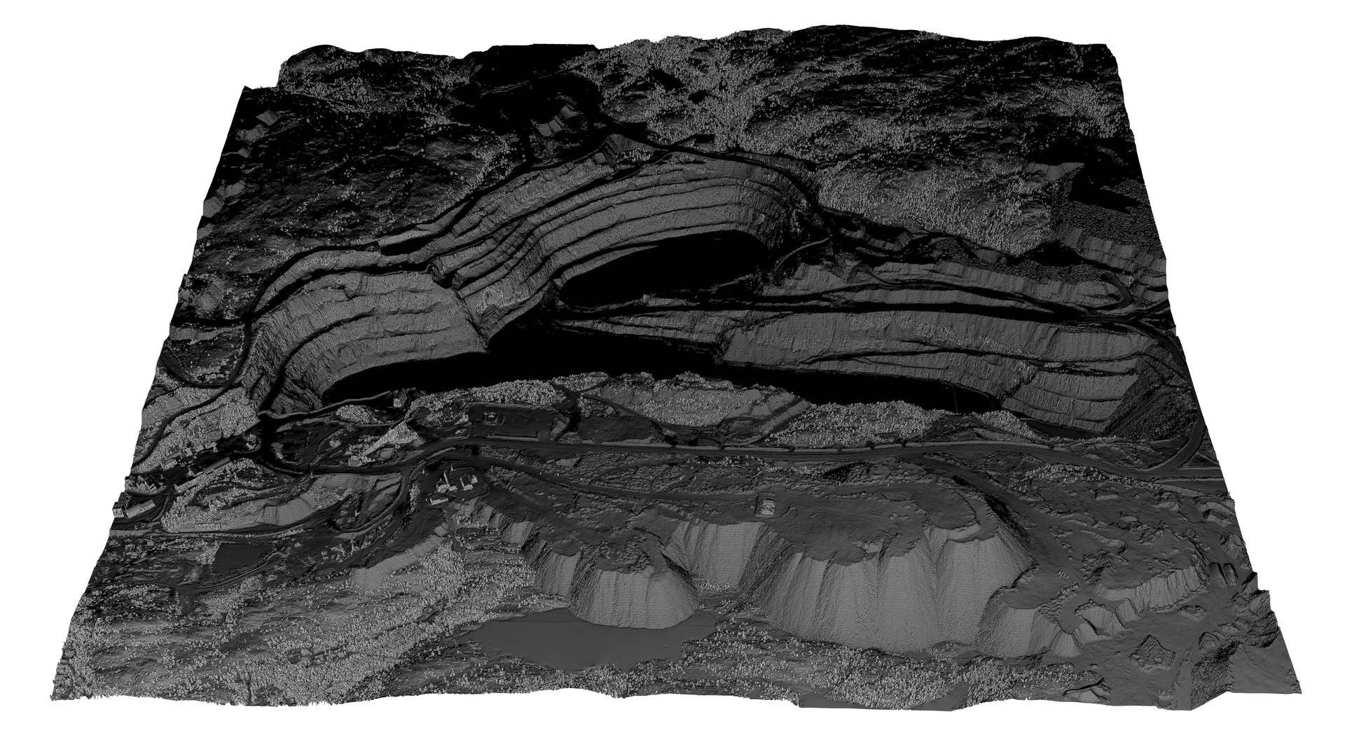 3D Scanned Opencast Mines - TurboSquid 2372645