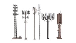 Low-poly Communication Tower Model - TurboSquid 1428992