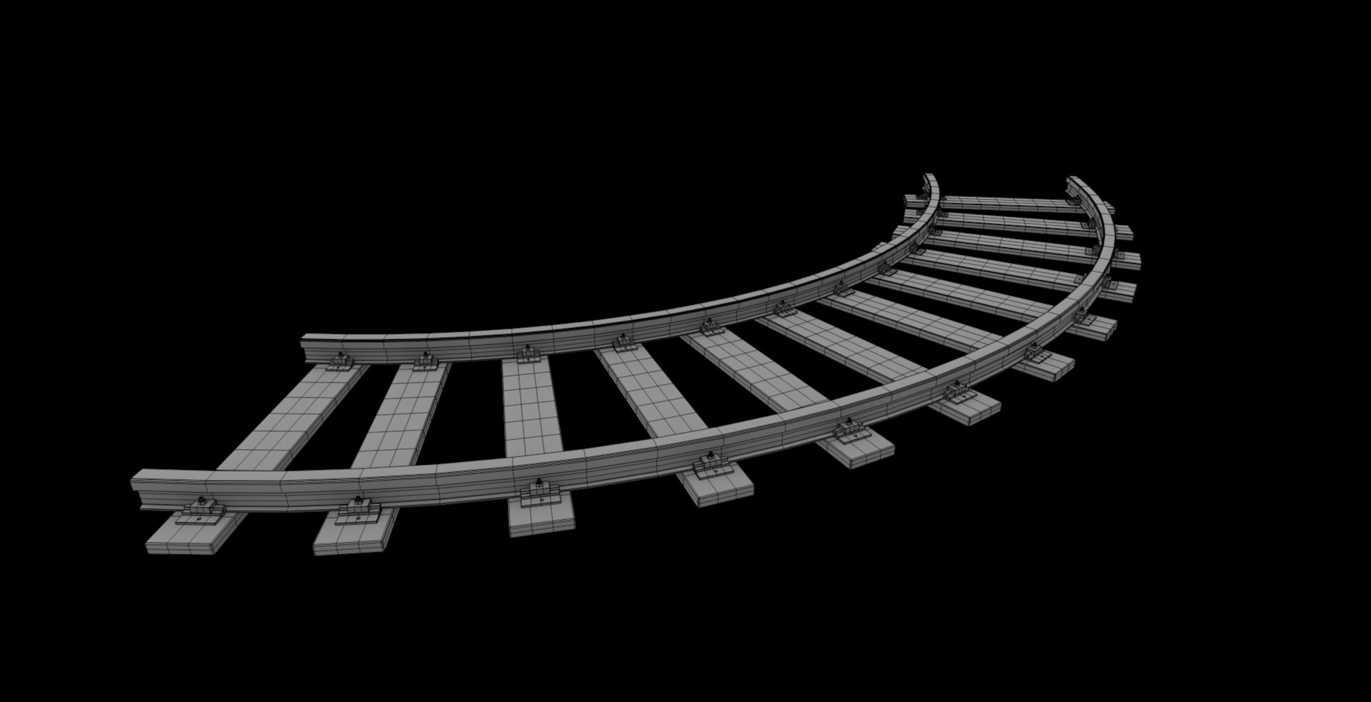 3D Mine Railroad Track 03 - TurboSquid 2298852