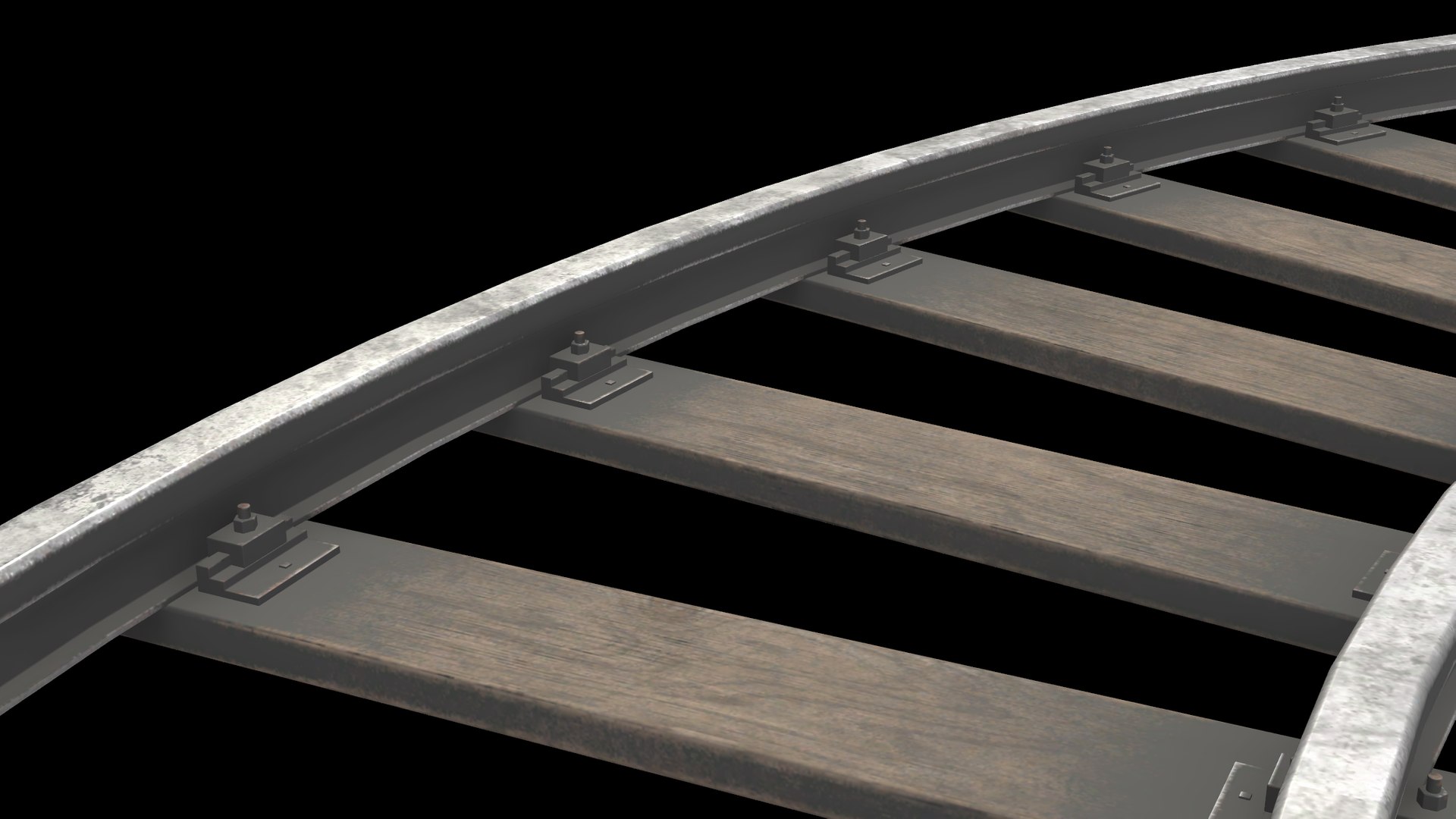 3D Mine Railroad Track 03 - TurboSquid 2298852