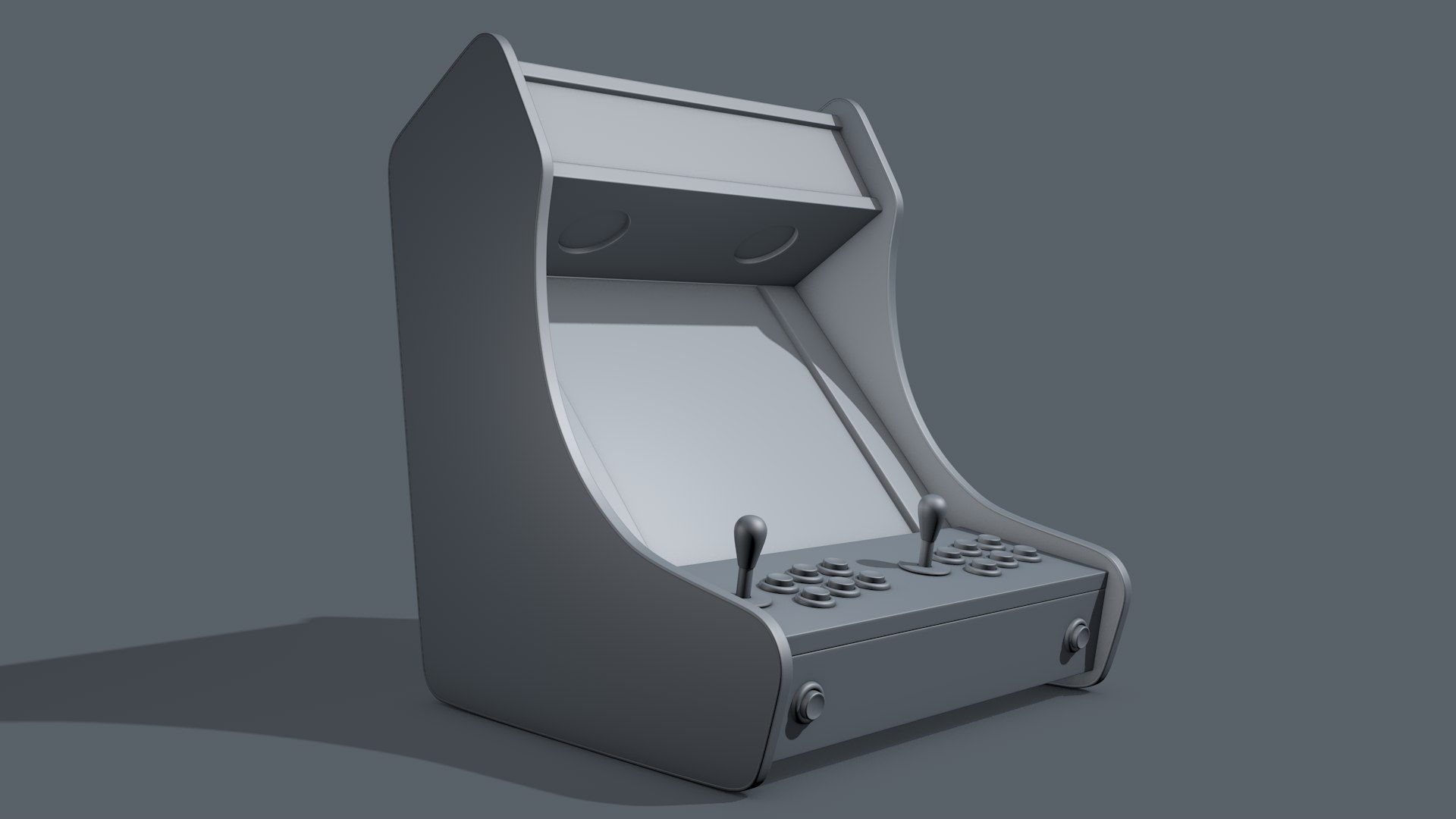 3D Bartop Arcade Cabinet - TurboSquid 1974598