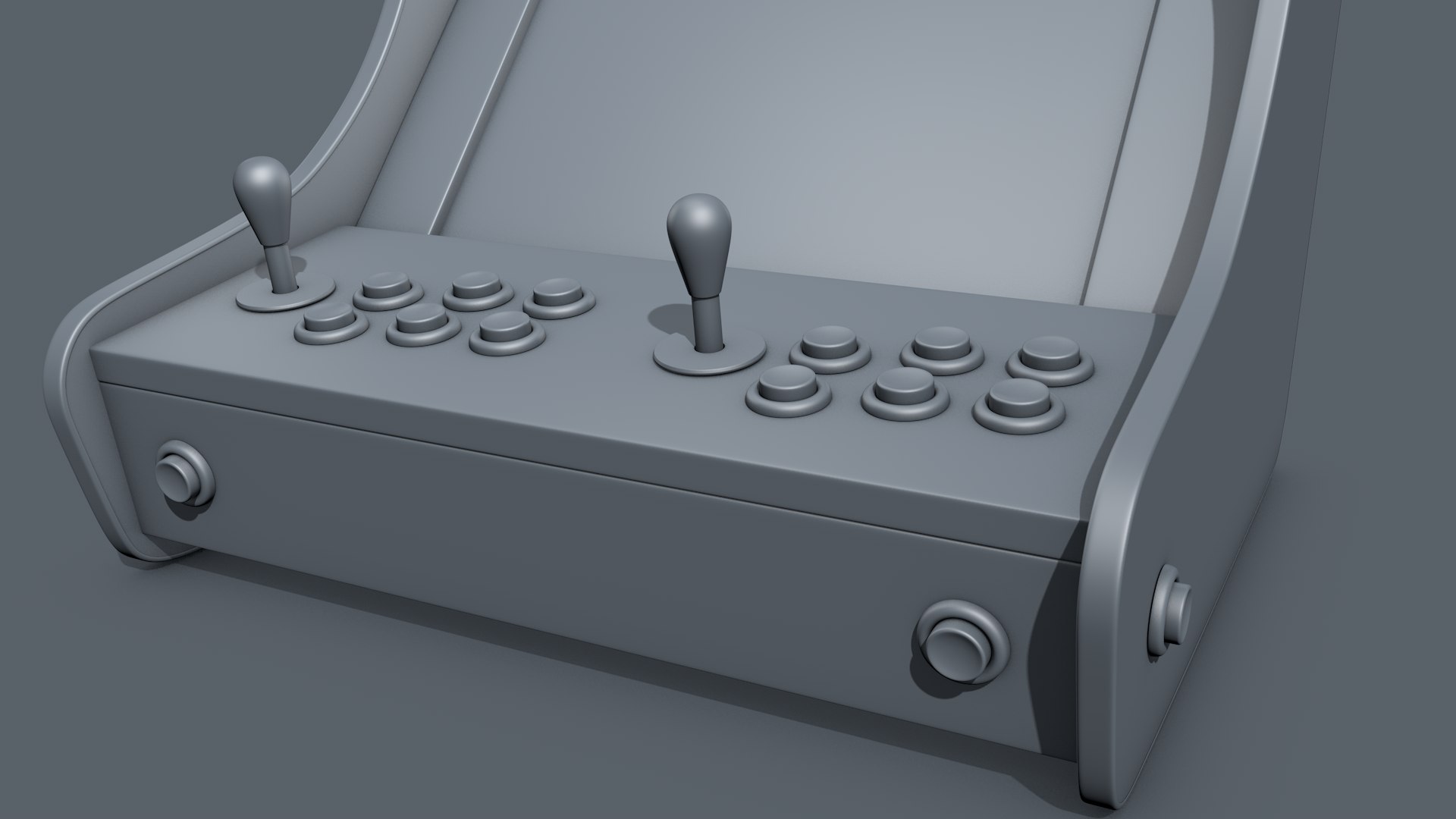 3D Bartop Arcade Cabinet - TurboSquid 1974598