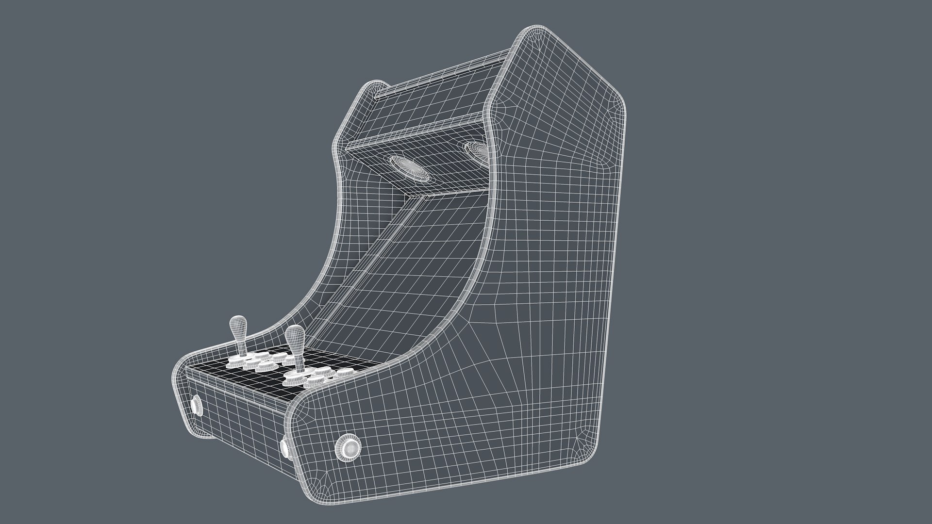 3D Bartop Arcade Cabinet - TurboSquid 1974598