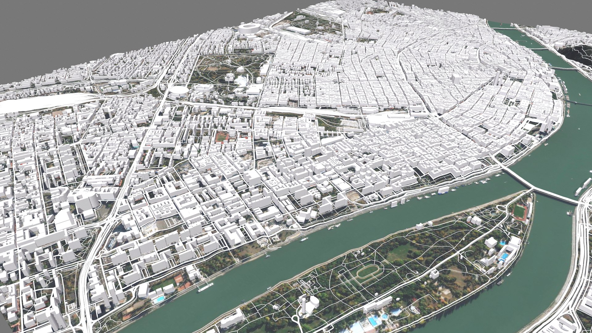 3D Model Cityscape Budapest Hungary - TurboSquid 1768381