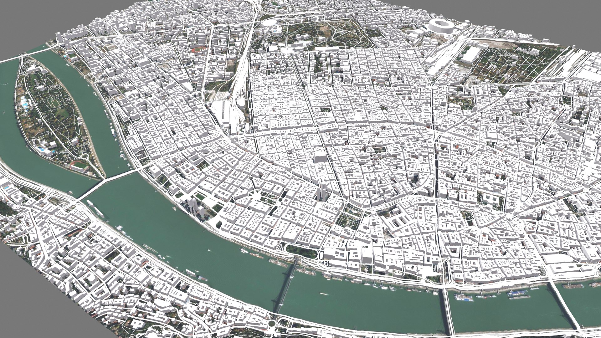 3D Model Cityscape Budapest Hungary - TurboSquid 1768381