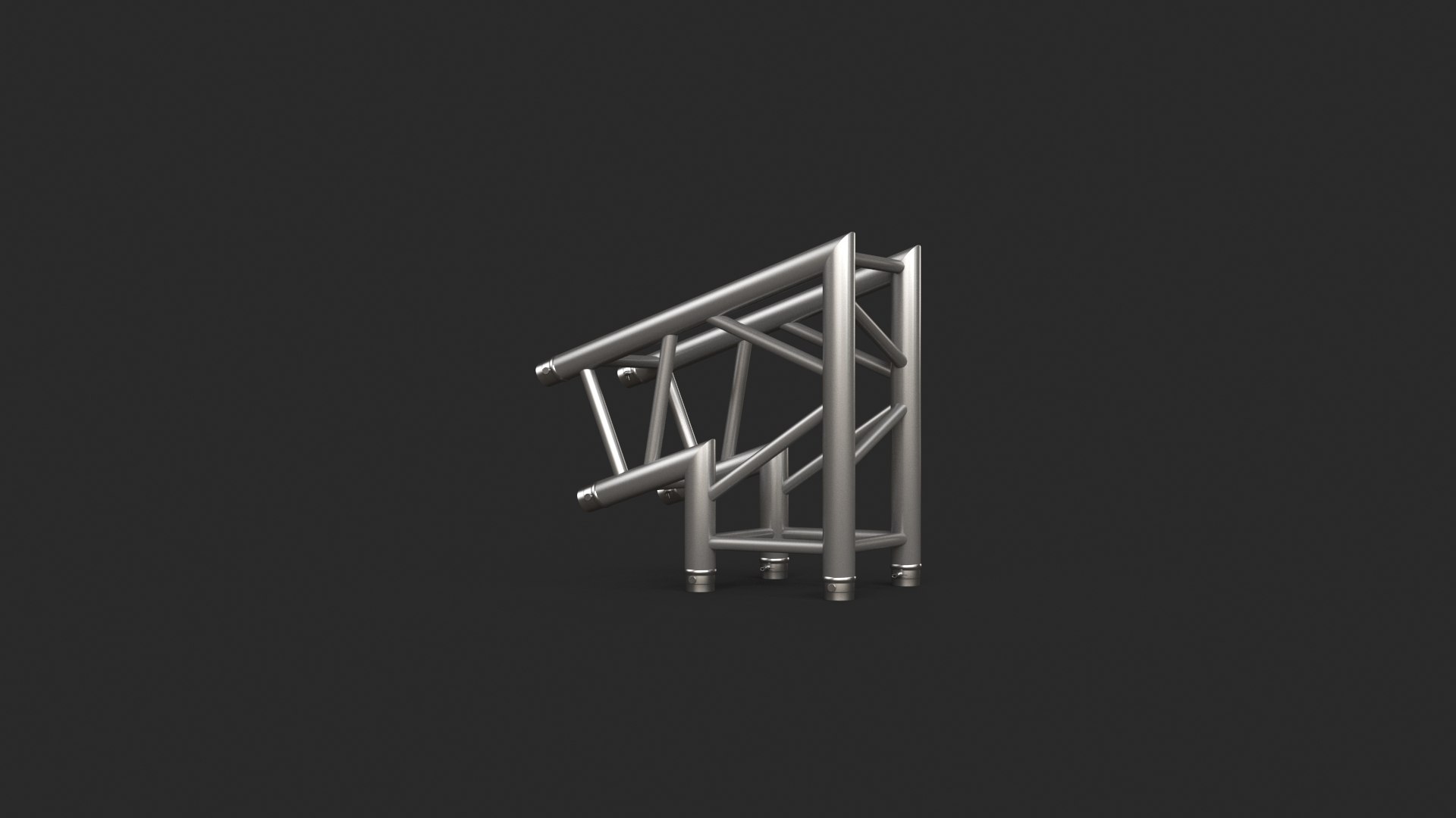 3D Square Truss Straight A 30D K2 model - TurboSquid 2041802
