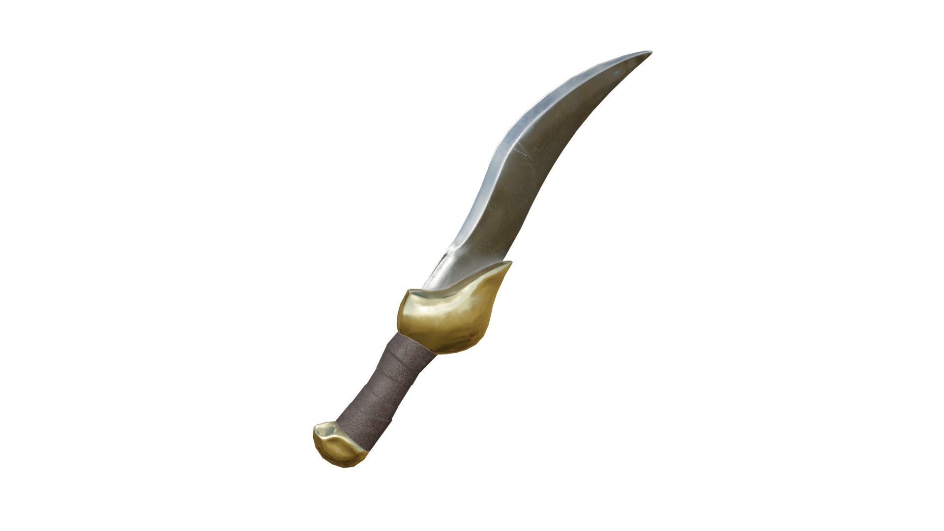 3D Dagger PBR Ready In Blender - TurboSquid 2008625