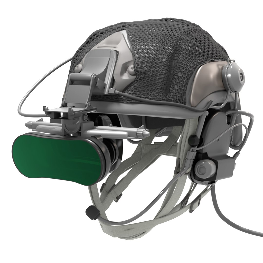 Military Helmet Full Equipped3D模型 - TurboSquid 2040645