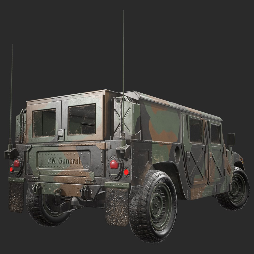 Hmmwv 3D model - TurboSquid 1360434