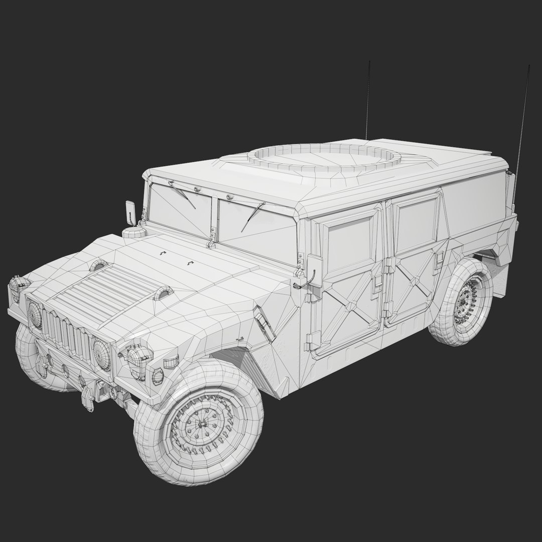 Hmmwv 3D model - TurboSquid 1360434