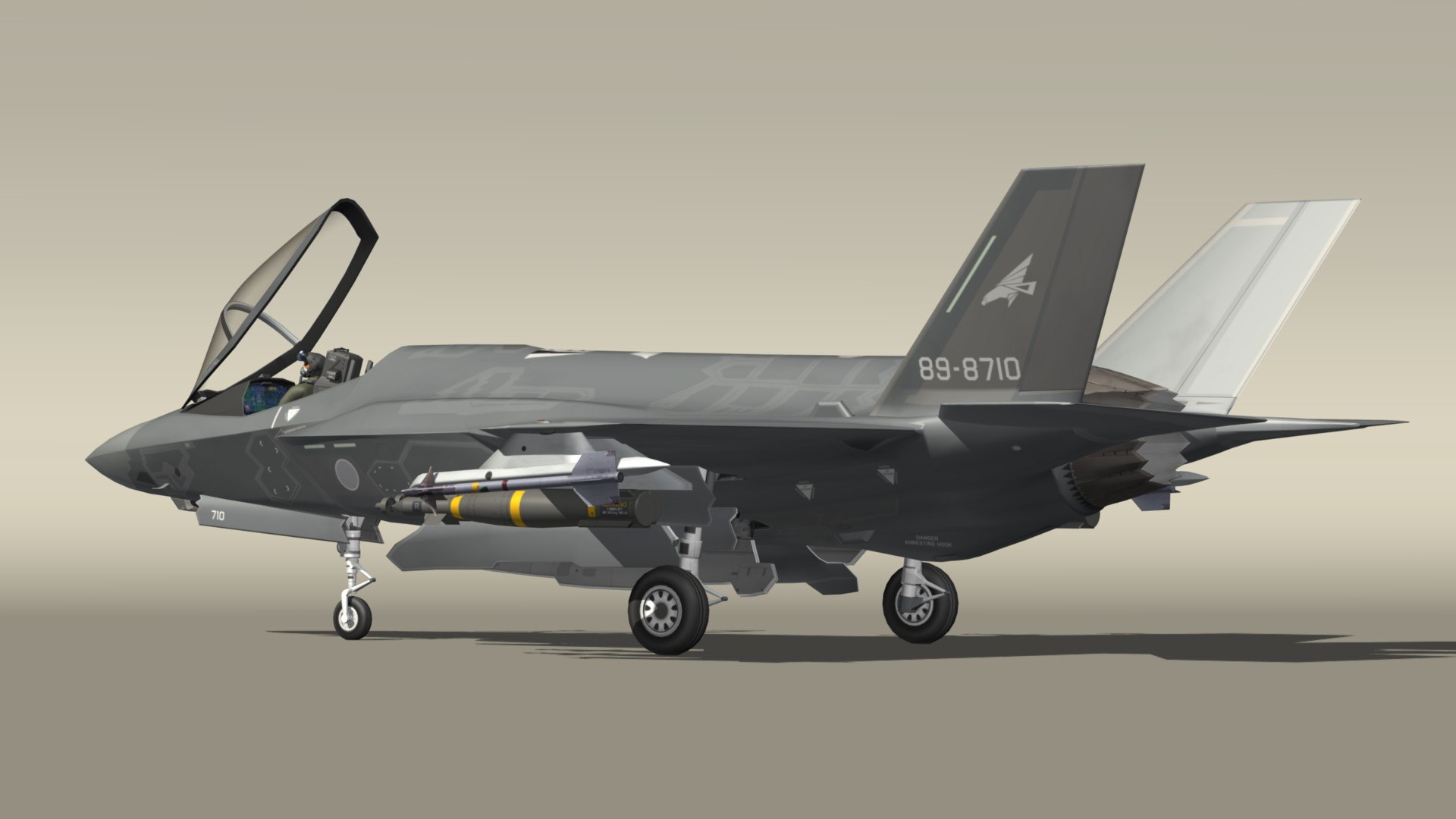 F35A Japan Air Force JASDF 3D model - TurboSquid 1802036