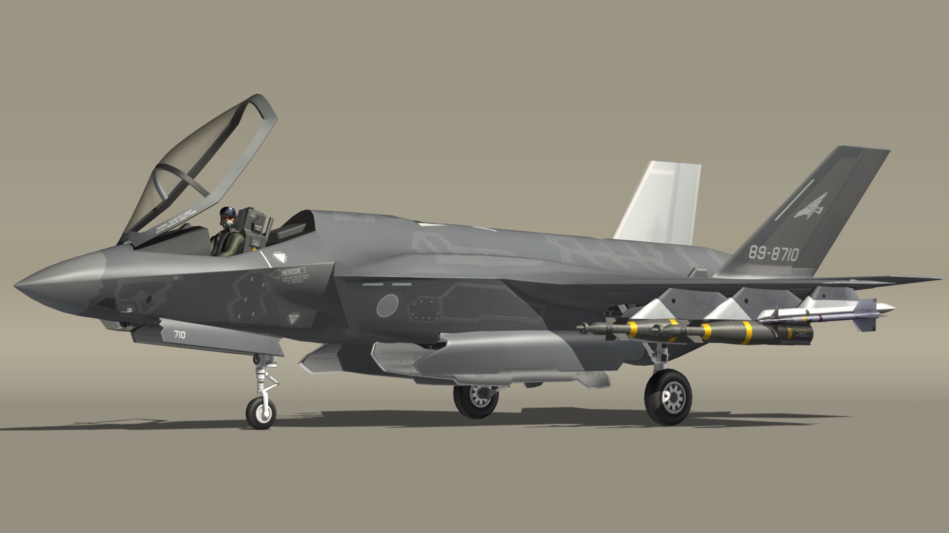 F35A Japan Air Force JASDF 3D model - TurboSquid 1802036