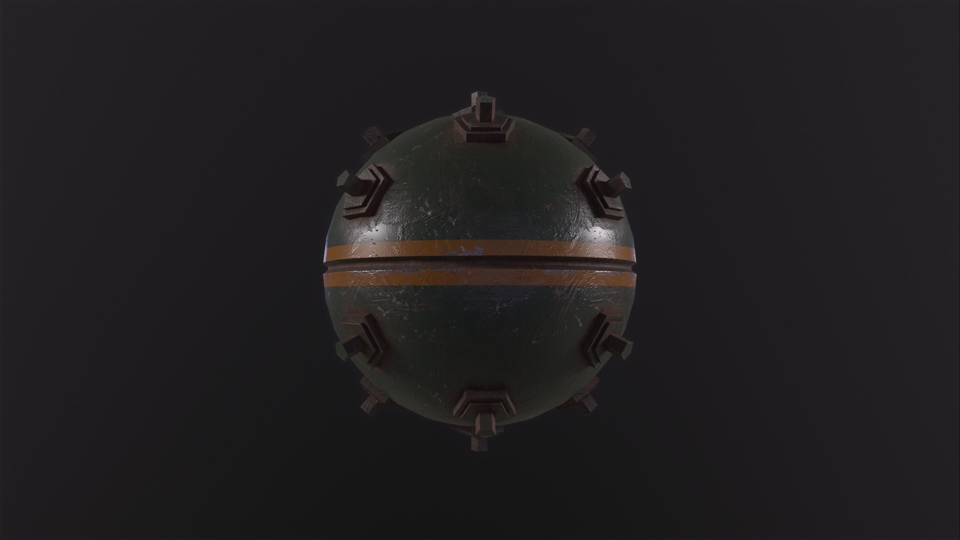 Naval Mine Model - TurboSquid 2105612