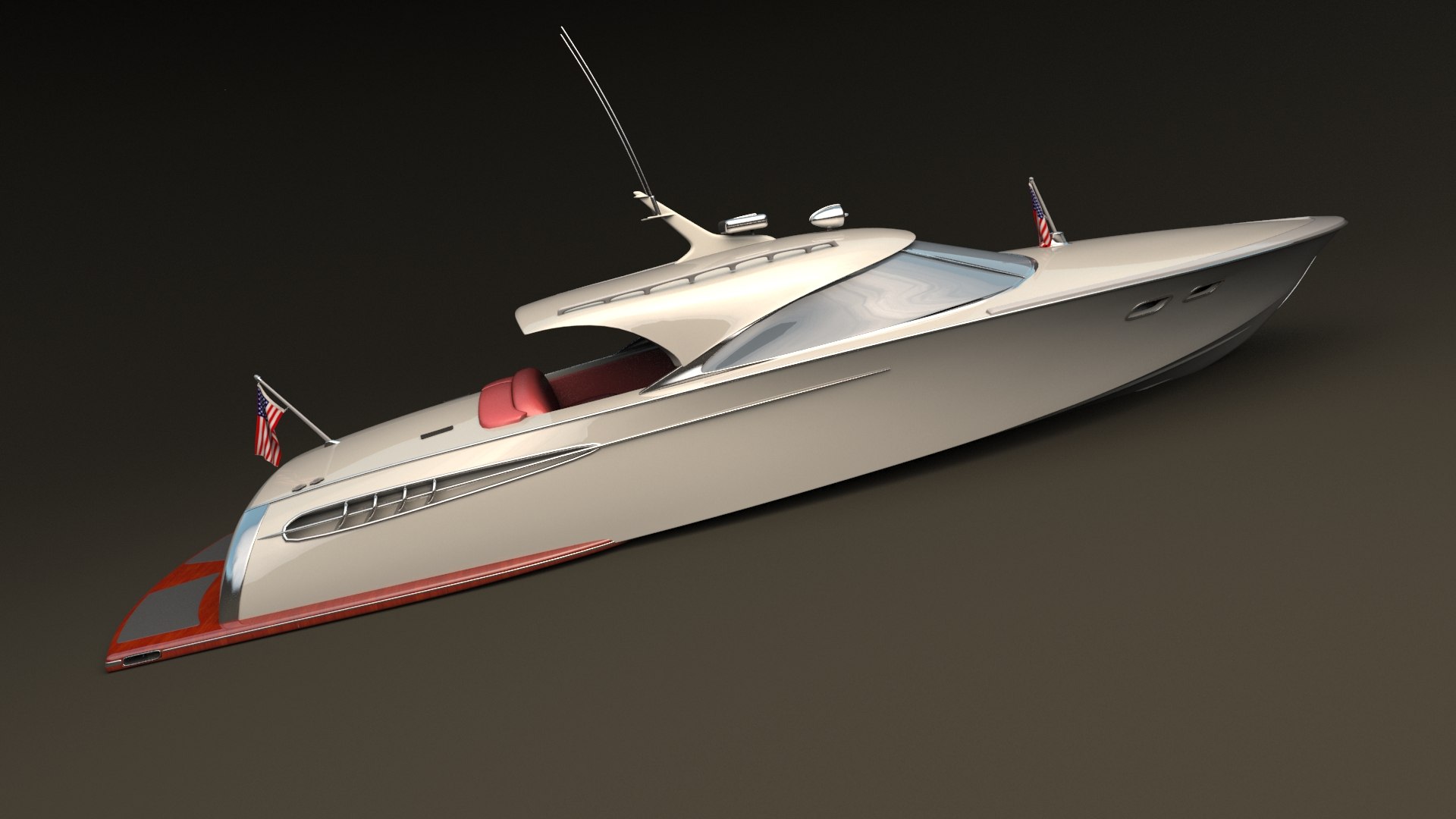 3D модель speedboat coupe ips drive - TurboSquid 1977871