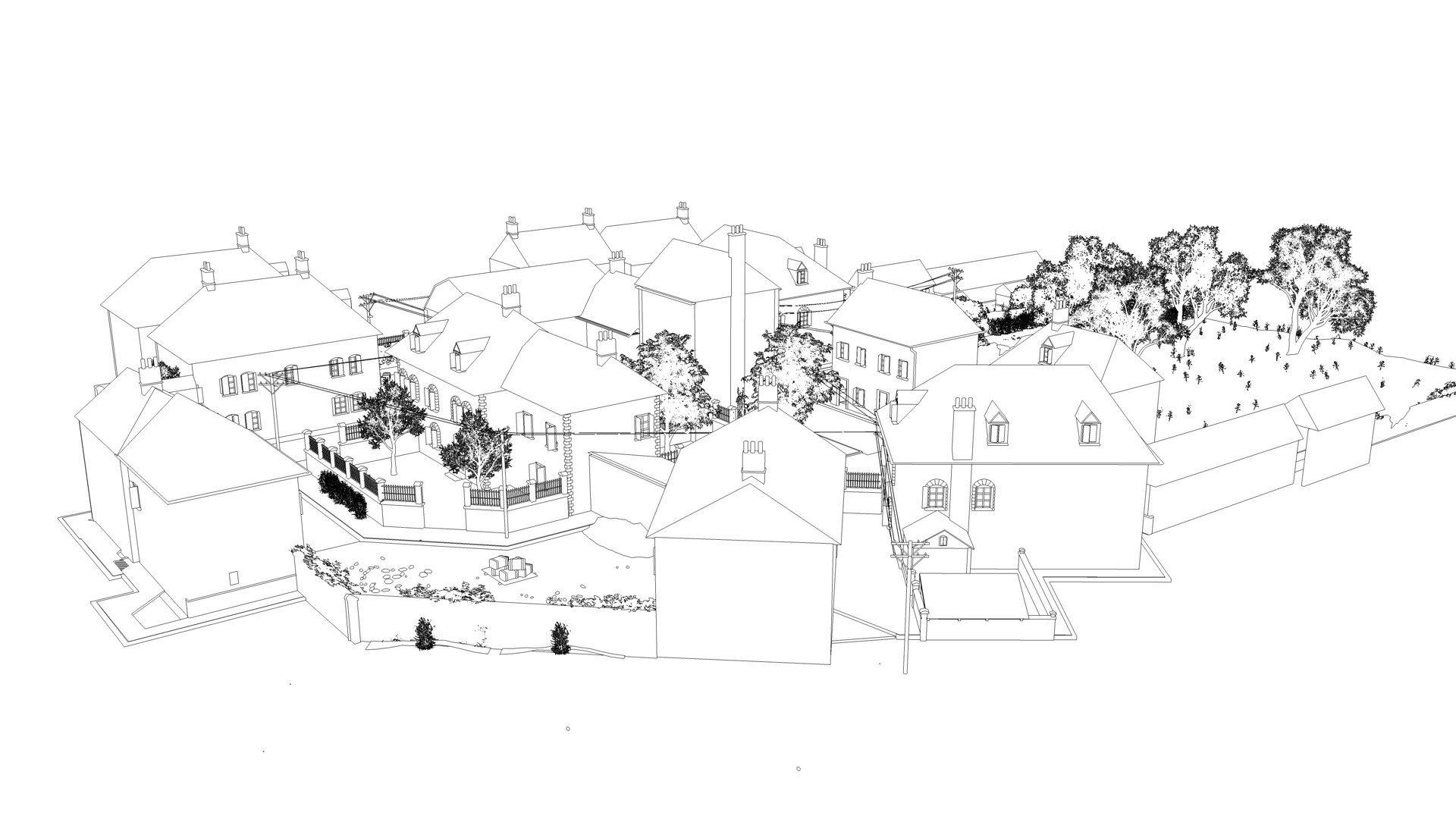 Village City Town Model - TurboSquid 1694948