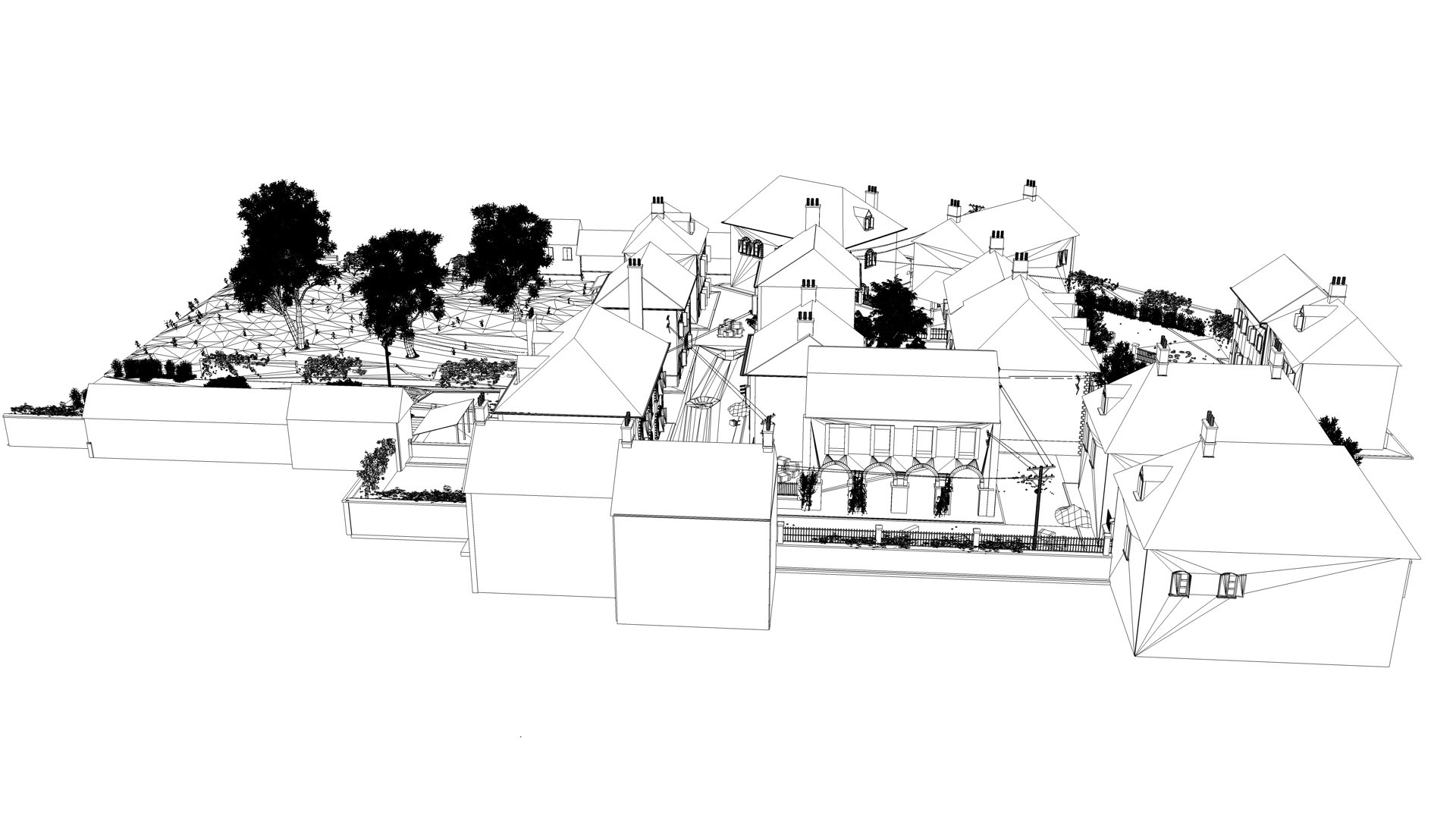 Village City Town Model - TurboSquid 1694948