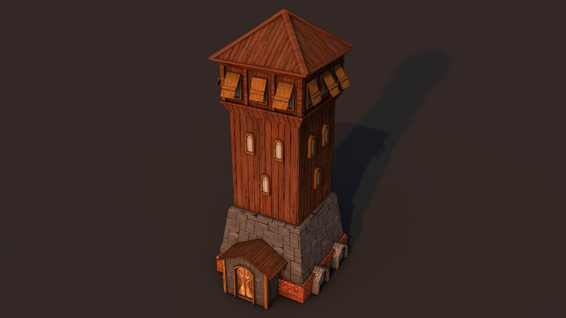 Rome Watchtower 3D Model - TurboSquid 1339991