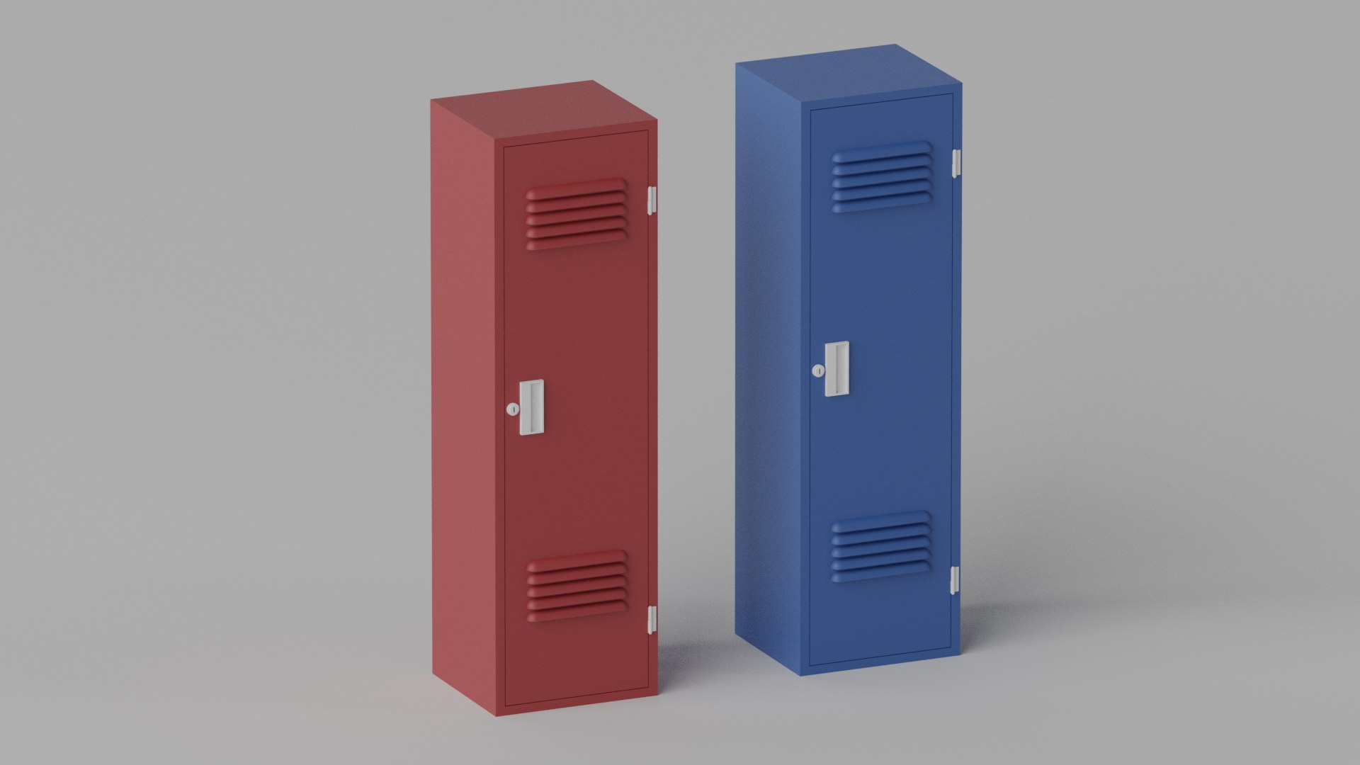 3D Cartoon Locker 1 Model - TurboSquid 2427516