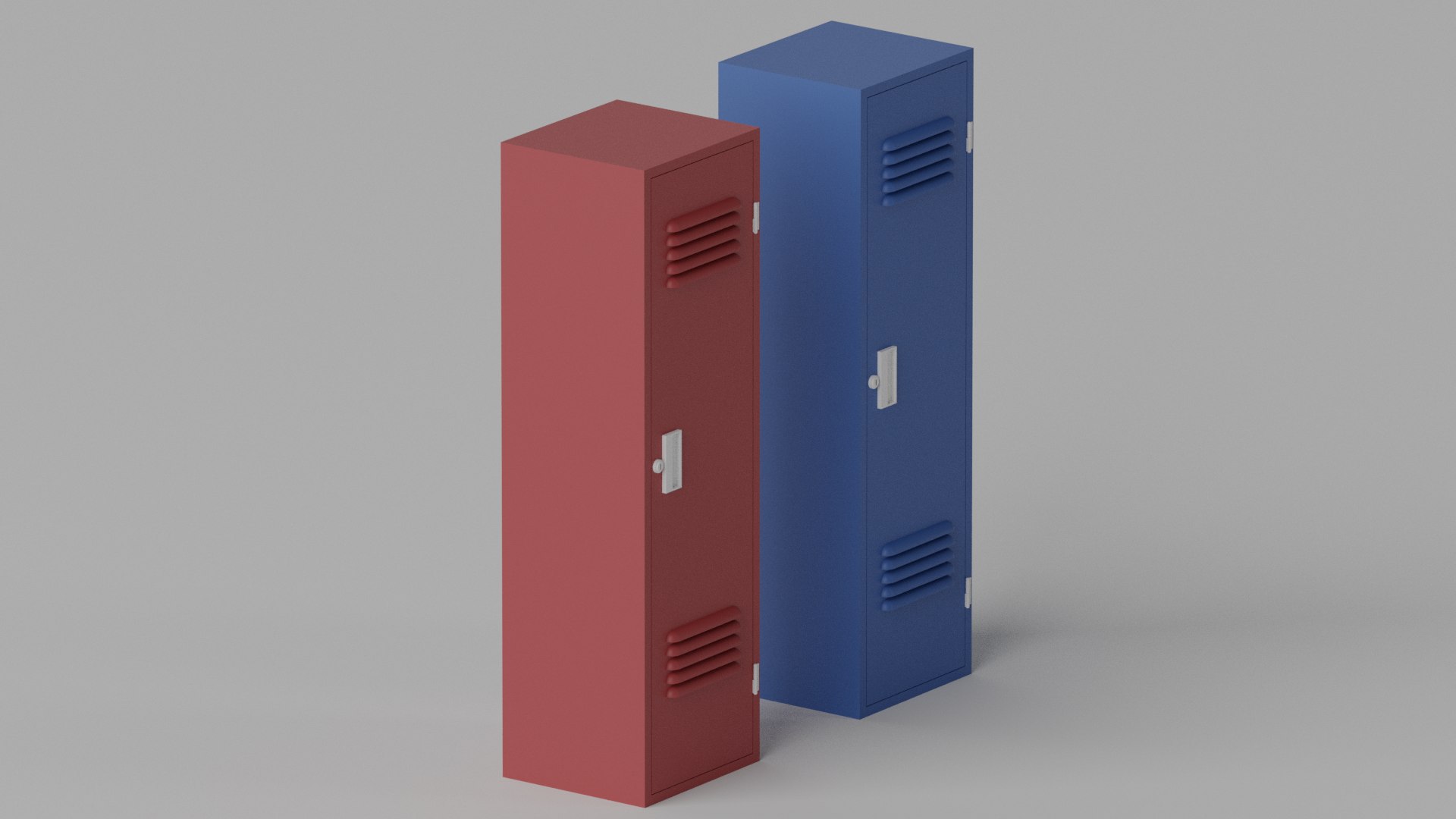 3D Cartoon Locker 1 Model - TurboSquid 2427516
