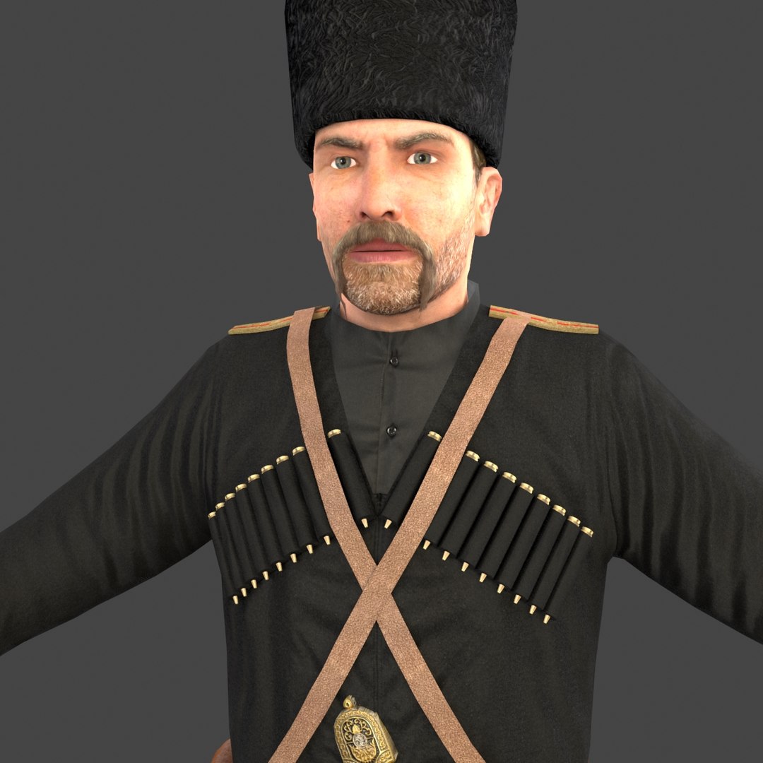 Cossack Soldier 3D Model - TurboSquid 1459560