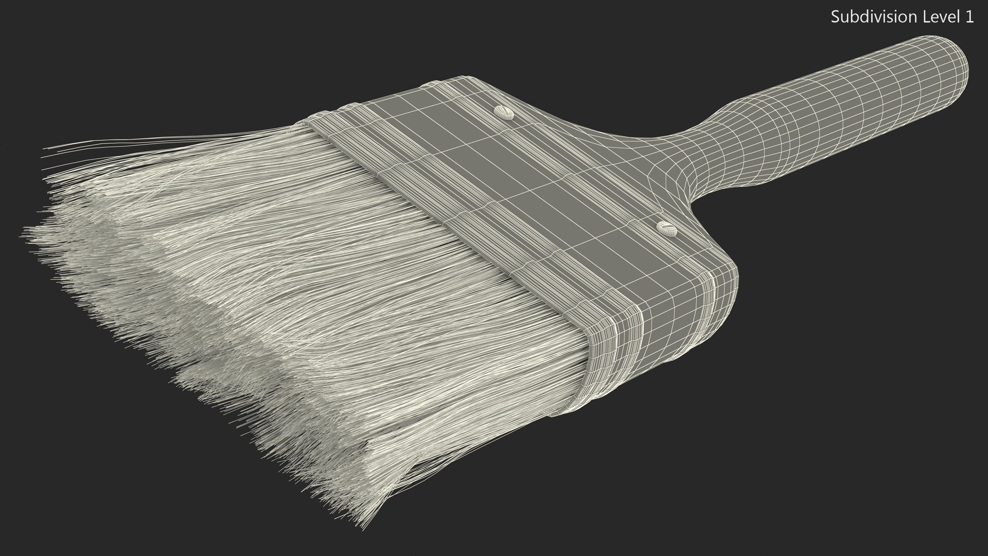 3D Model Professional Paint Brush - TurboSquid 2224722