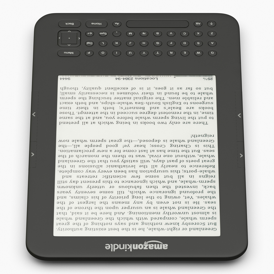 D Model Amazon Kindle Keyboard G