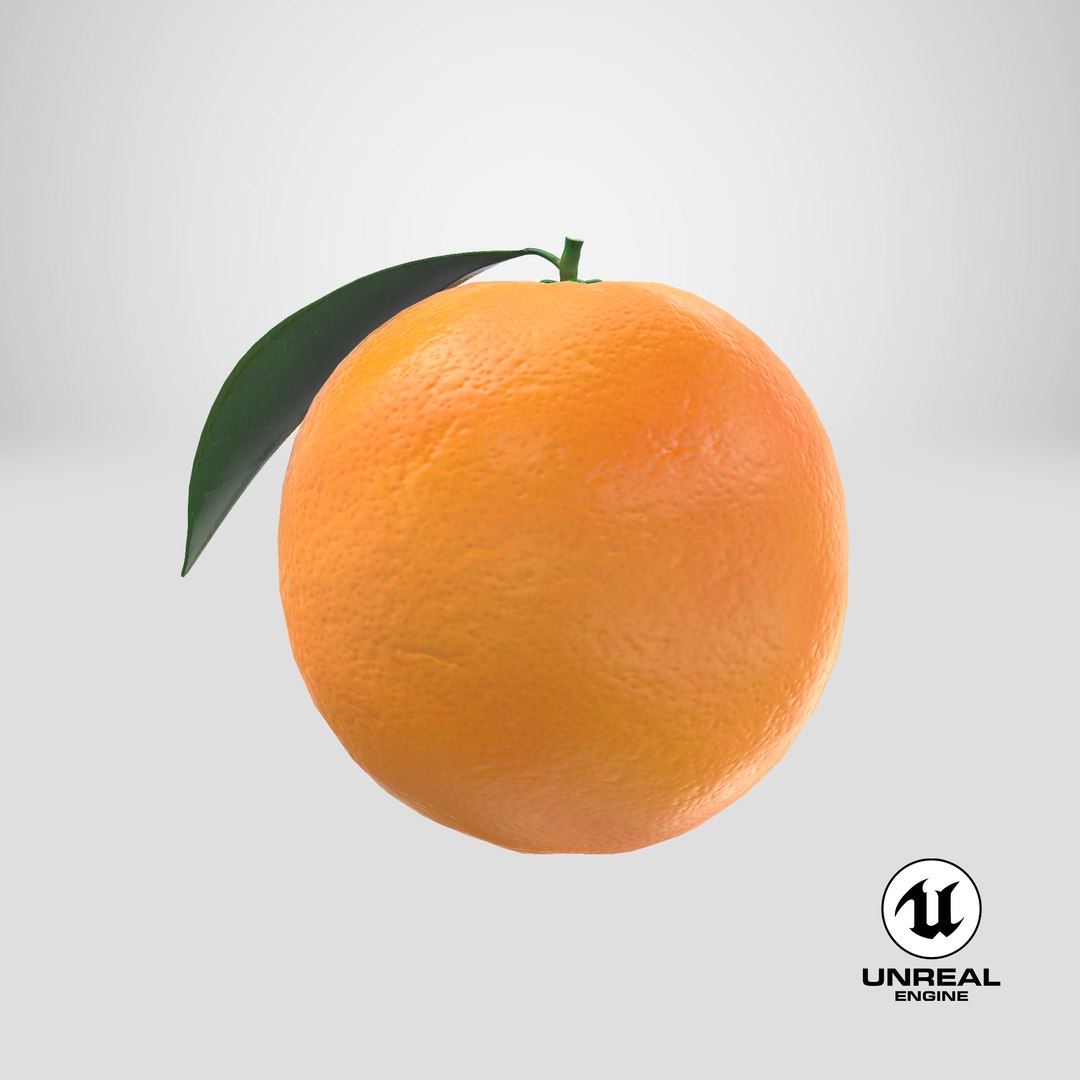 Realistic Orange Fruit 3D Model - TurboSquid 1204943