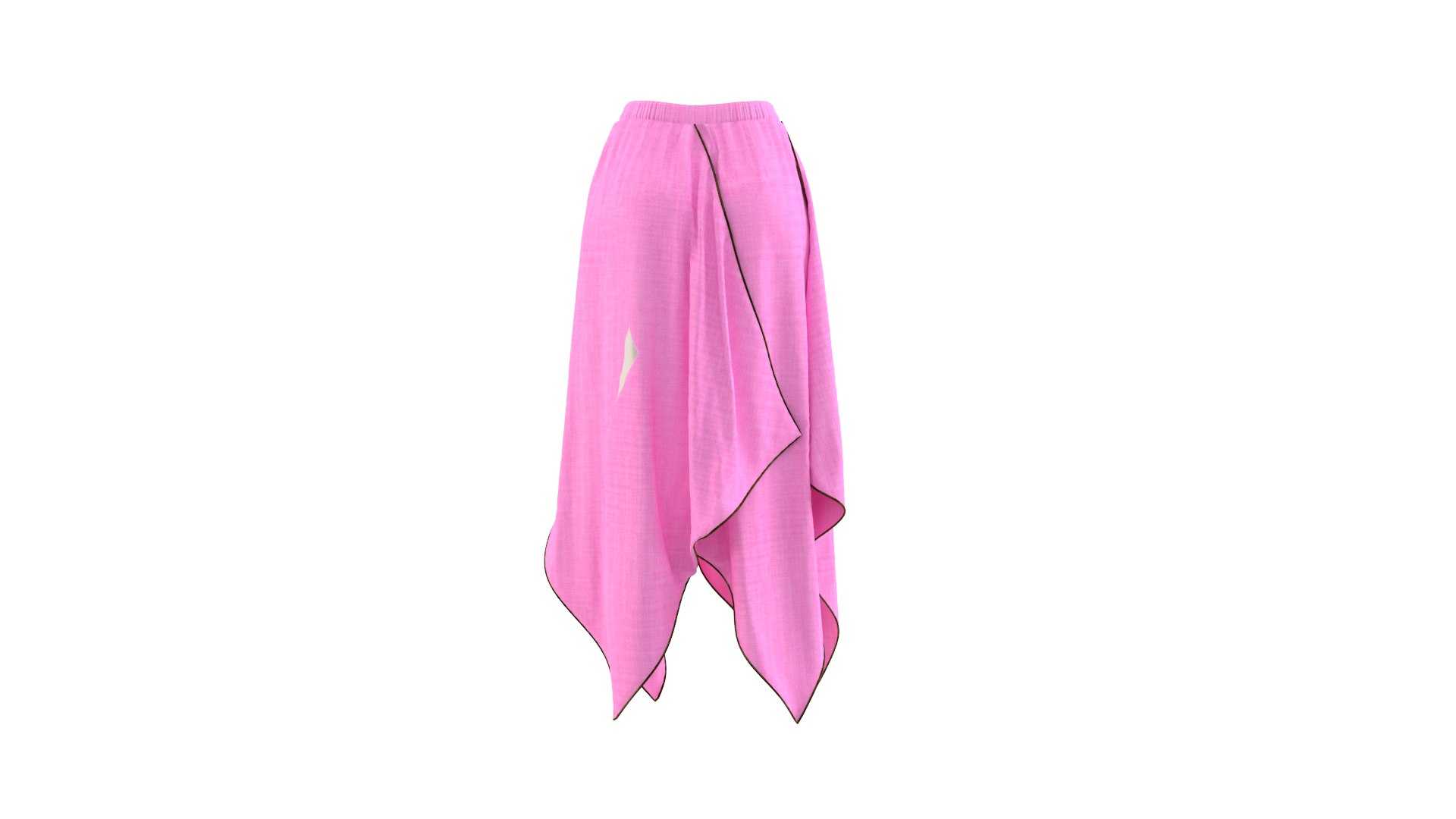3D Model Handkerchief Belly Dancer - TurboSquid 1471883