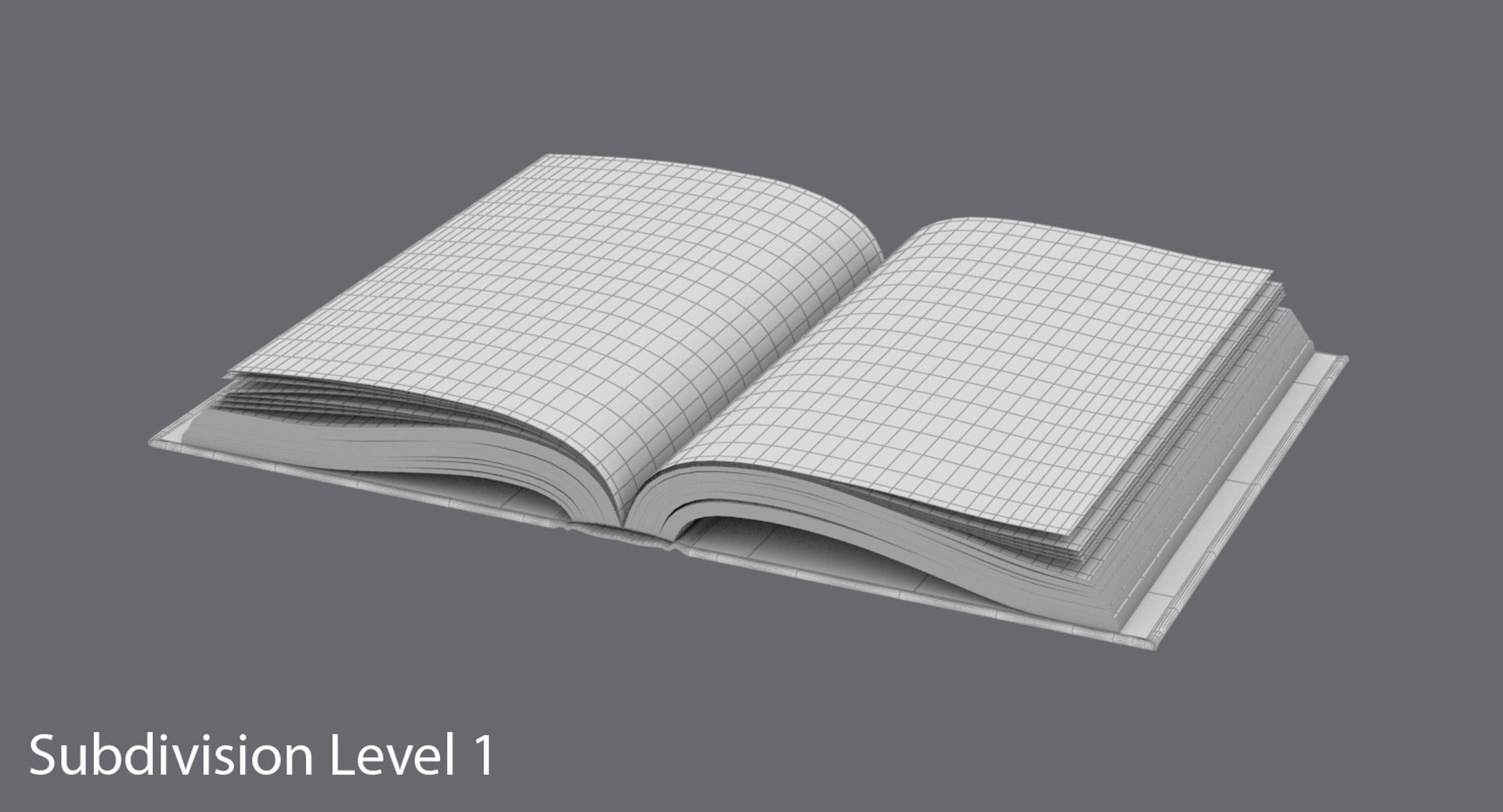Book-poses-02---open-middle 3d Max