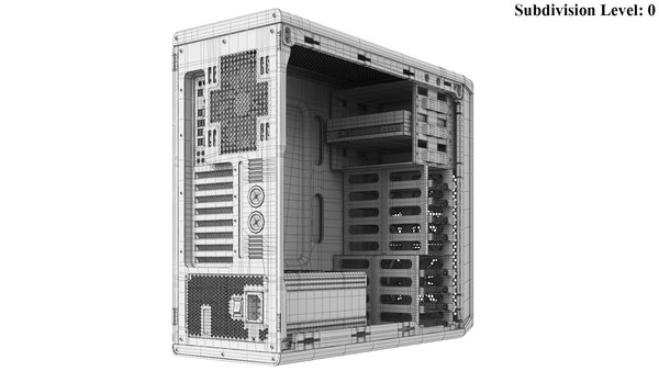 3D Computer Tower - TurboSquid 1830089