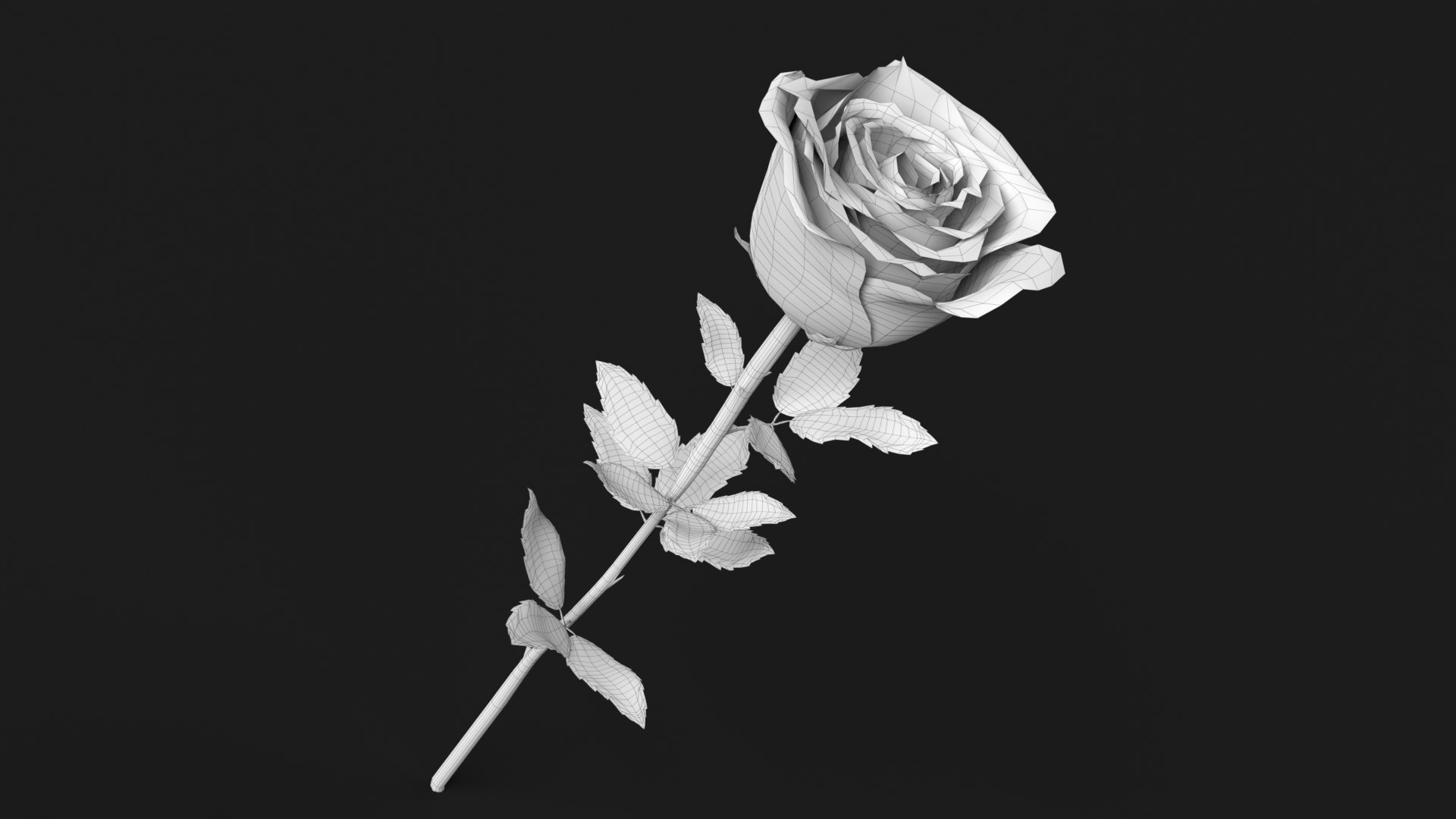 Rose 3 3D Model - TurboSquid 2133467