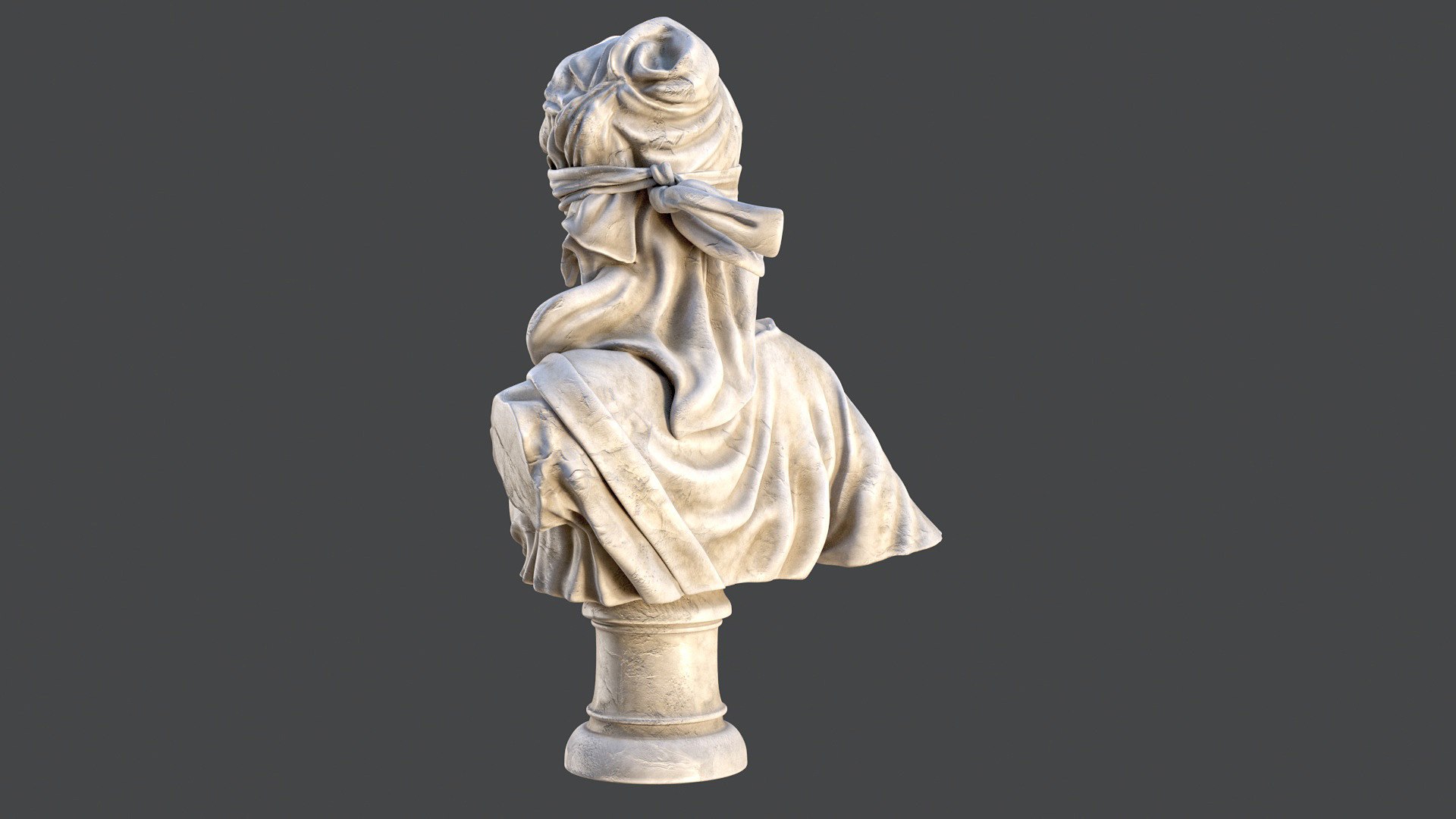 Justice Lady Bust Statue 3D Model - TurboSquid 1488596