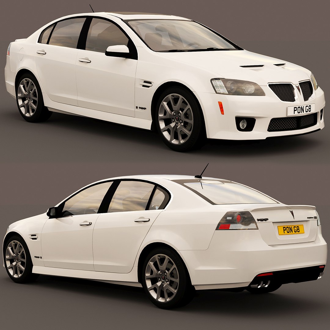 Pontiac G8 GXP 2009 3D Model - TurboSquid 2223086