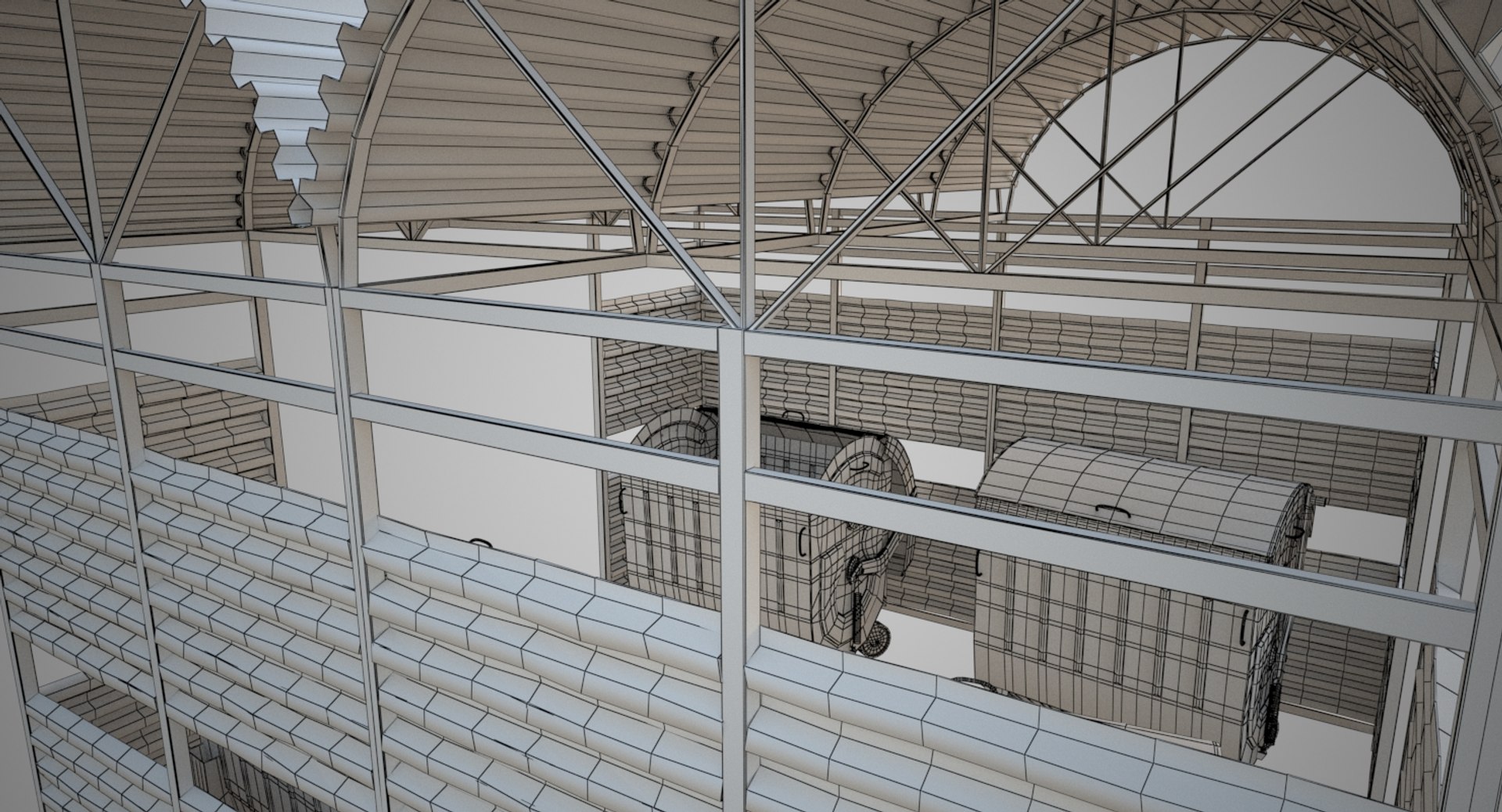 3D Bin Shelter - TurboSquid 1157483