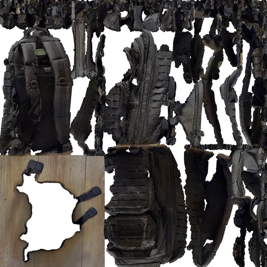 MilTech Backpack Photoscan 3D Model - TurboSquid 2046011